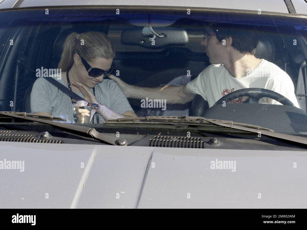 Exclusive!! "CSI Miami" star Emily Procter leaves a coffee shop in ...