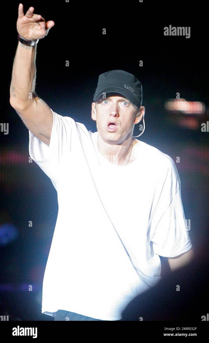 Eminem performs live in concert at the Voodoo Music Experience at City ...