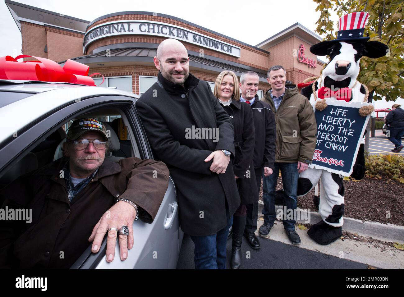 IMAGE DISTRIBUTED FOR CHICK-FIL-A - U.S. Navy veteran Ron Sammarco, 64 ...