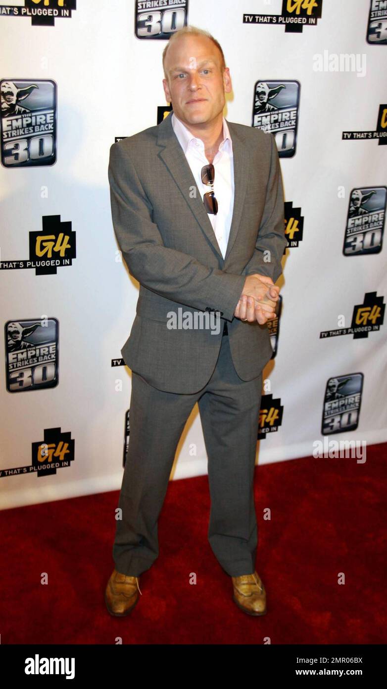 Adam Sessler at the G4/Lucasfilm Comic-Con party celebrating the 30th ...