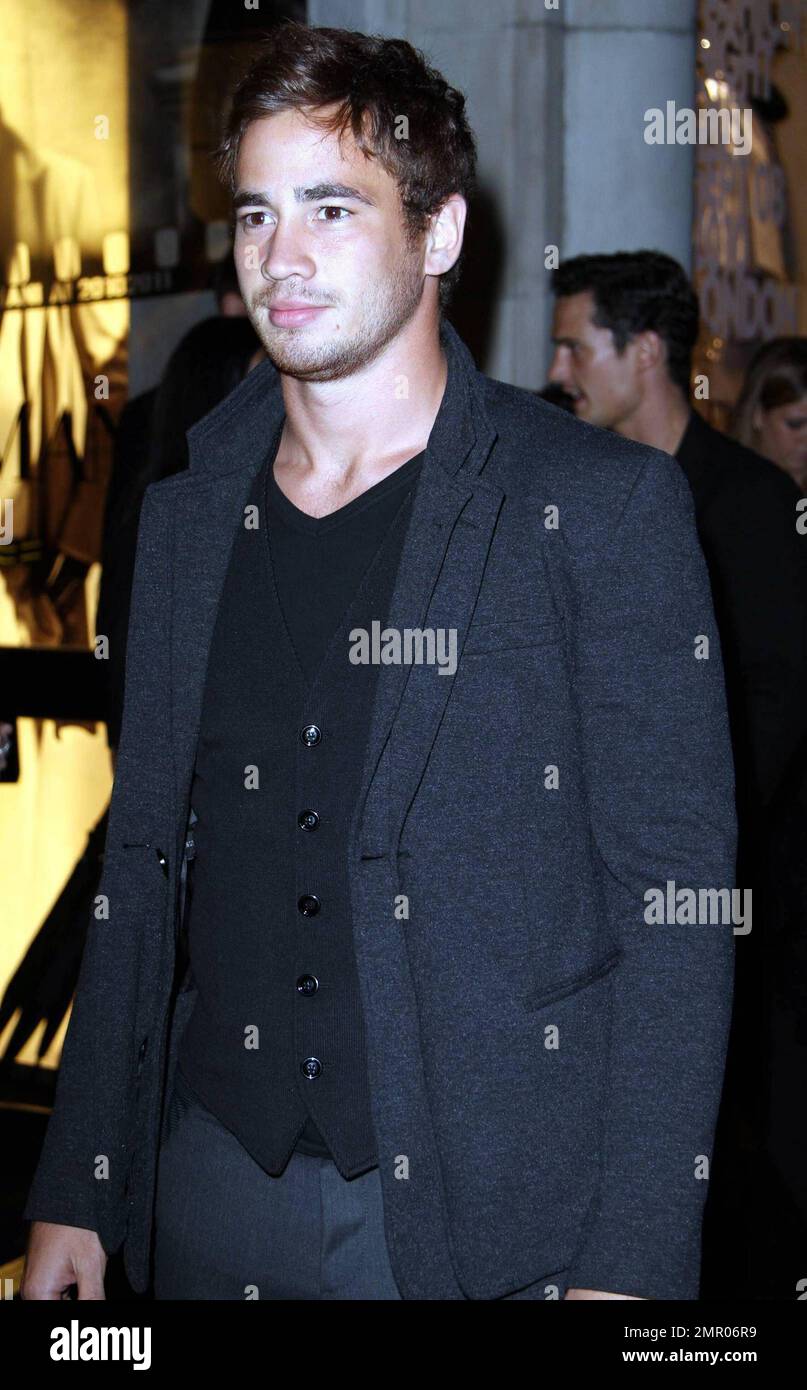 Danny Cipriani at the Emporio Armani cocktail party on New Bon Street ...