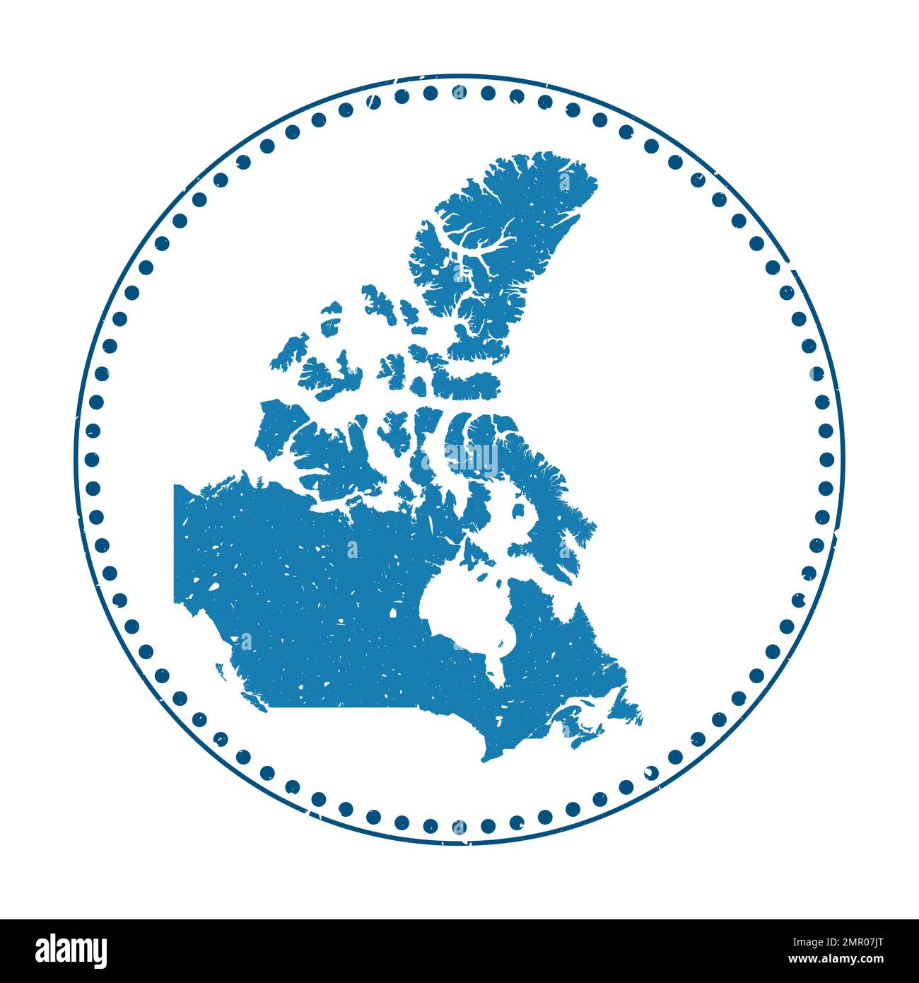 Canada sticker. Travel rubber stamp with map of country, vector ...