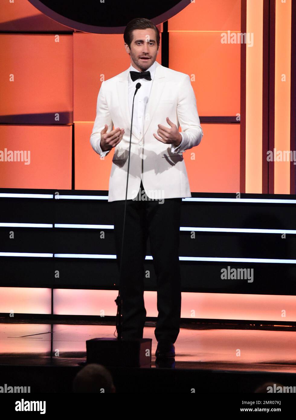 Jake Gyllenhaal speaks at the 31st annual American Cinematheque Award ...