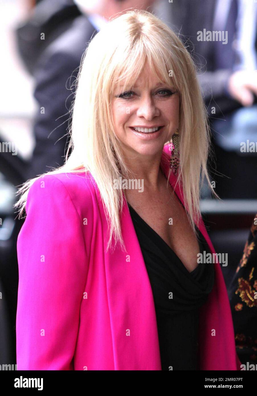 Jo Wood, ex-wife to The Rolling Stones' guitarist Ronnie Wood, poses ...