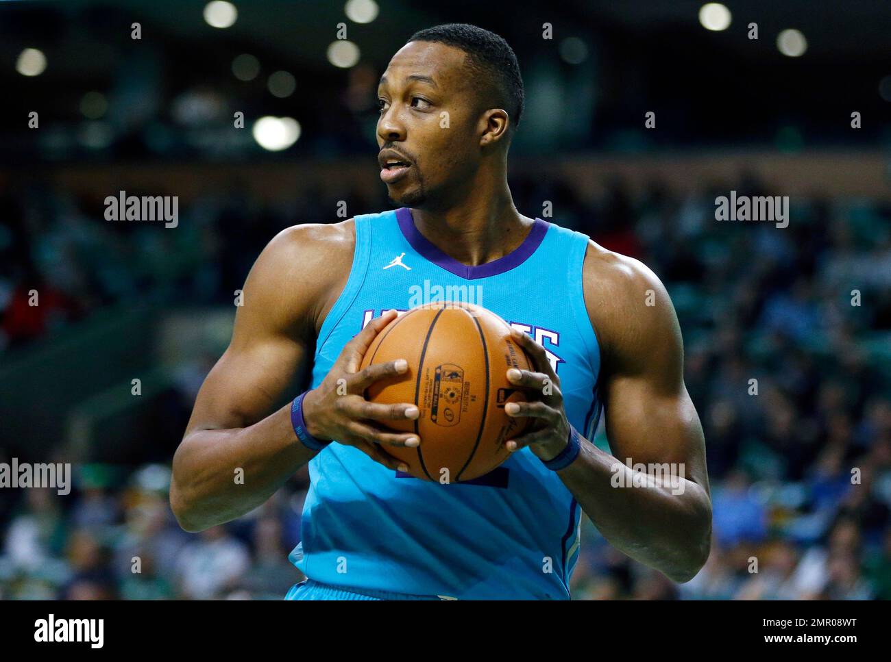 Charlotte Hornets' Dwight Howard during the first quarter of an NBA ...