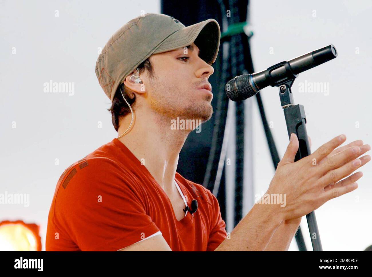 Enrique Iglesias performs live on Miami Beach as part of the "Today ...