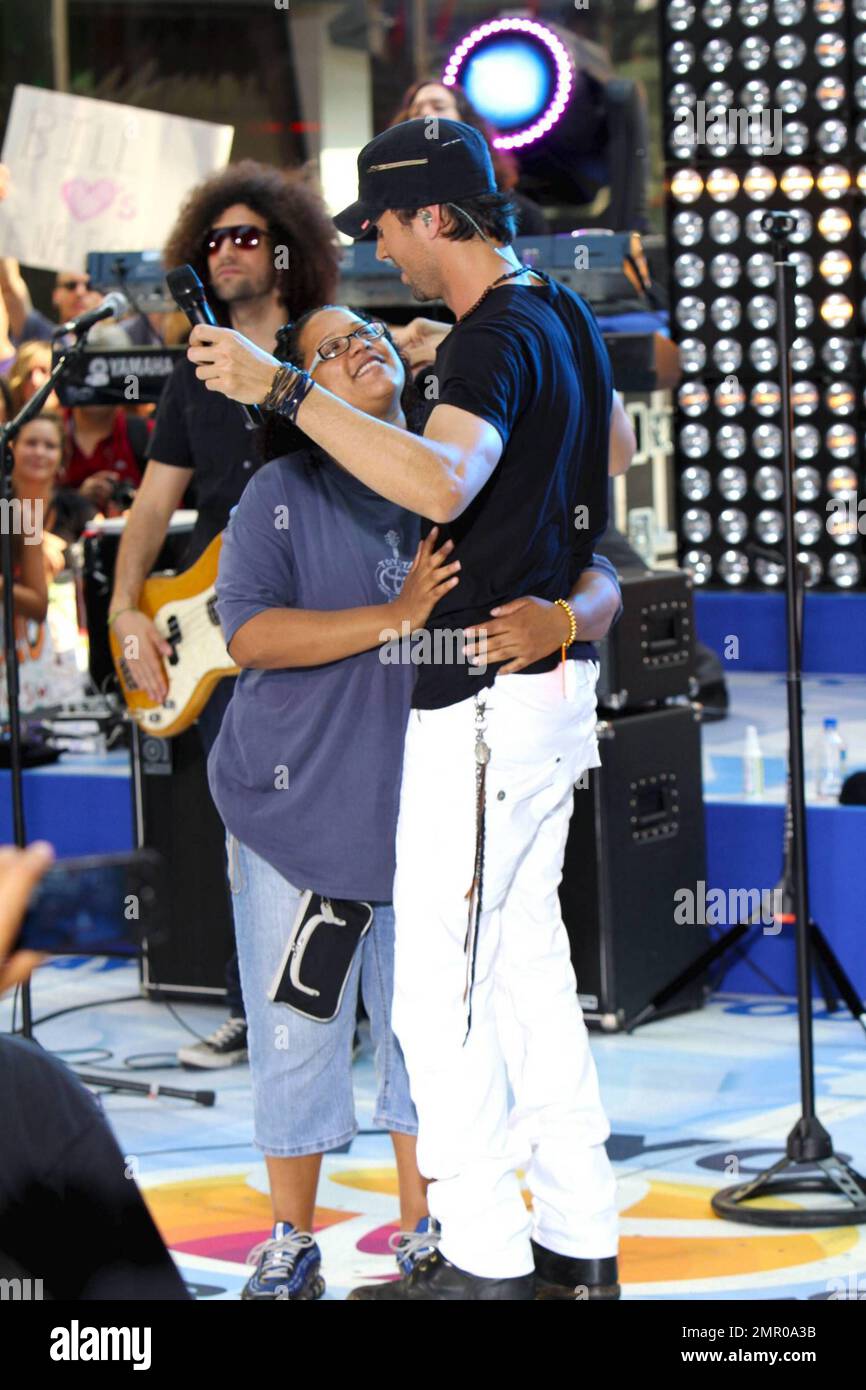 Latin pop superstar Enrique Iglesias performs live on NBC's "Today" as ...
