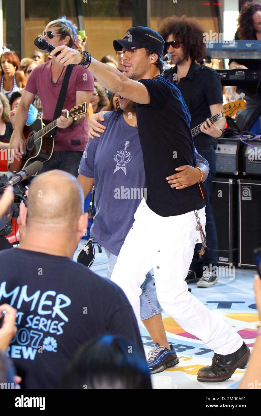 Latin pop superstar Enrique Iglesias performs live on NBC's "Today" as ...