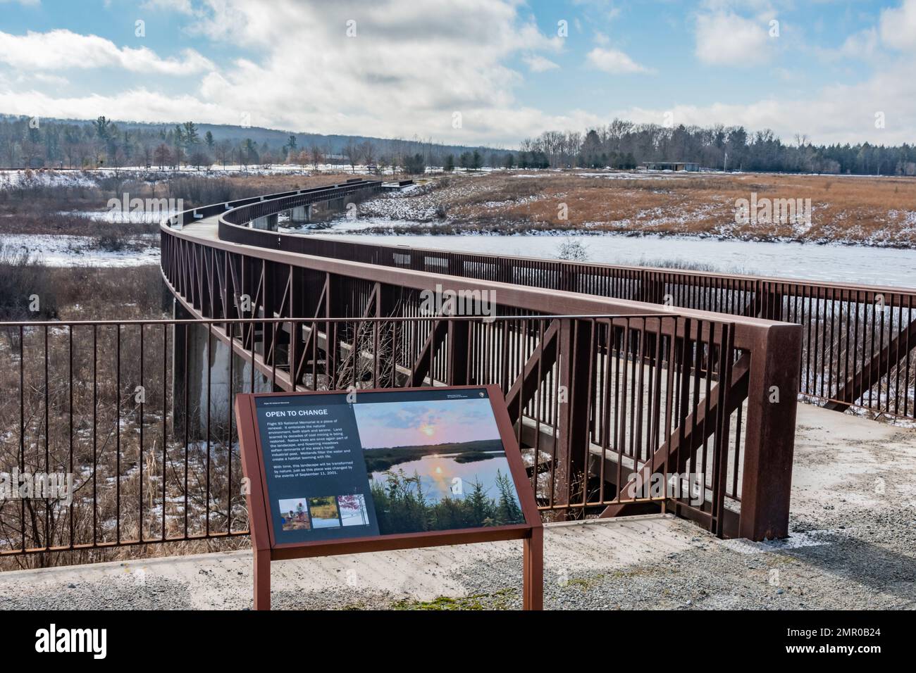 The Bridge over the Wetlands, Flight 93 National Memorial, Pennsylvania ...