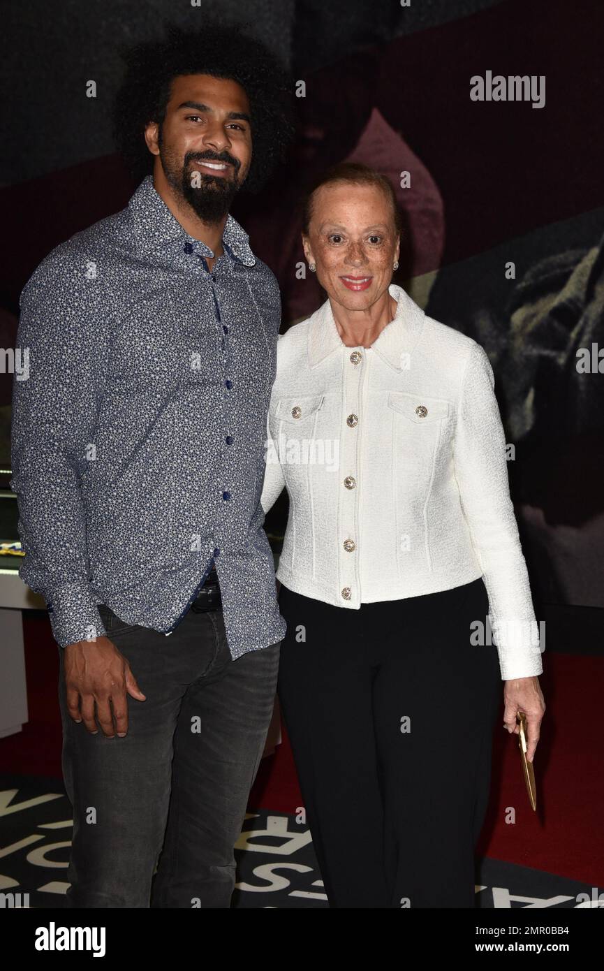 David Haye and Lonnie Ali at the I Am The Greatest - Muhammad Ali ...