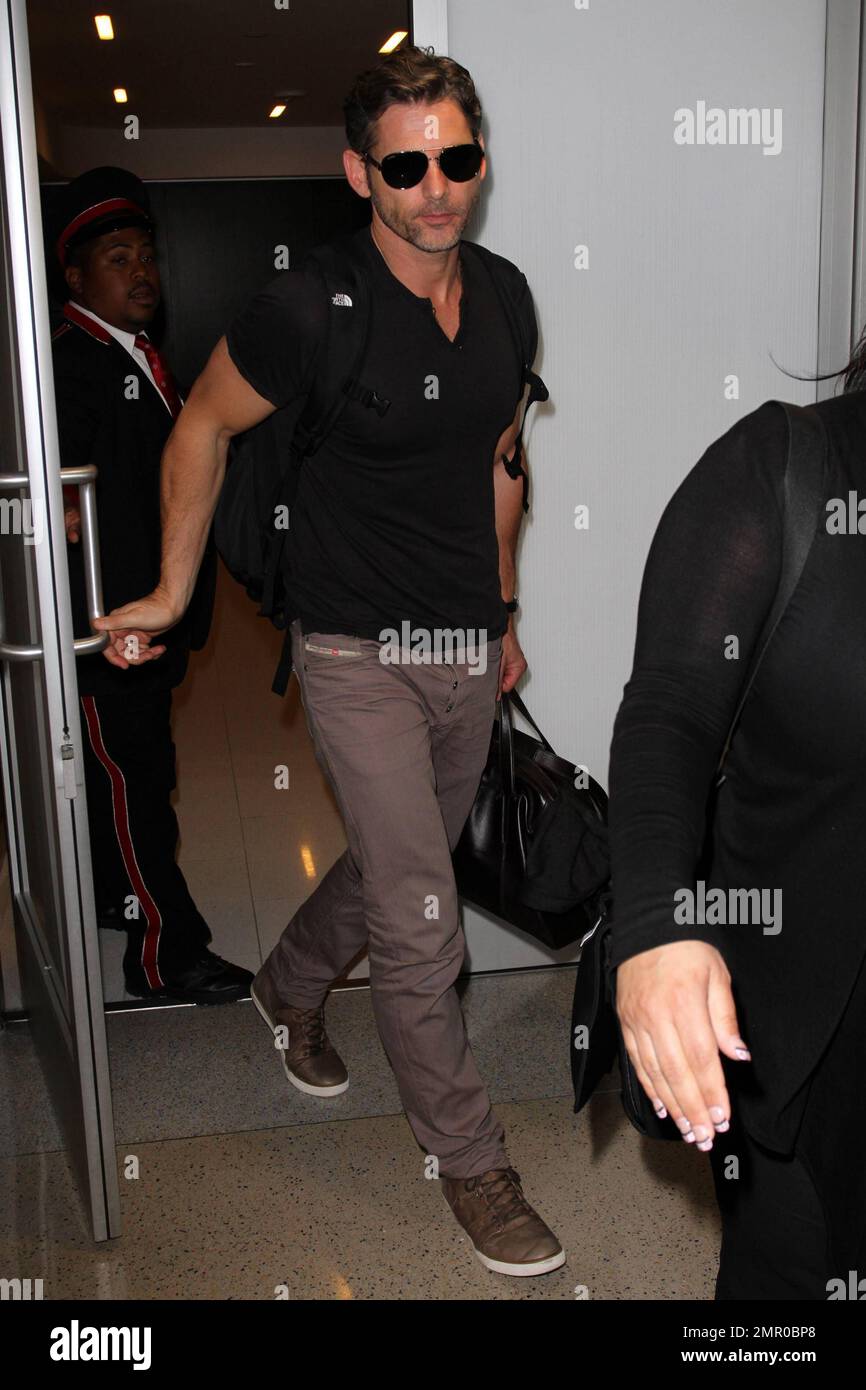 EXCLUSIVE!! Australian actor Eric Bana was spotted arriving at LAX airport to catch a flight. 45 ...