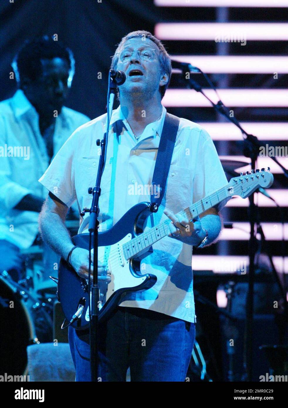 Eric Clapton rocks the crowd at the American Airlines Arena in Miami Fl ...