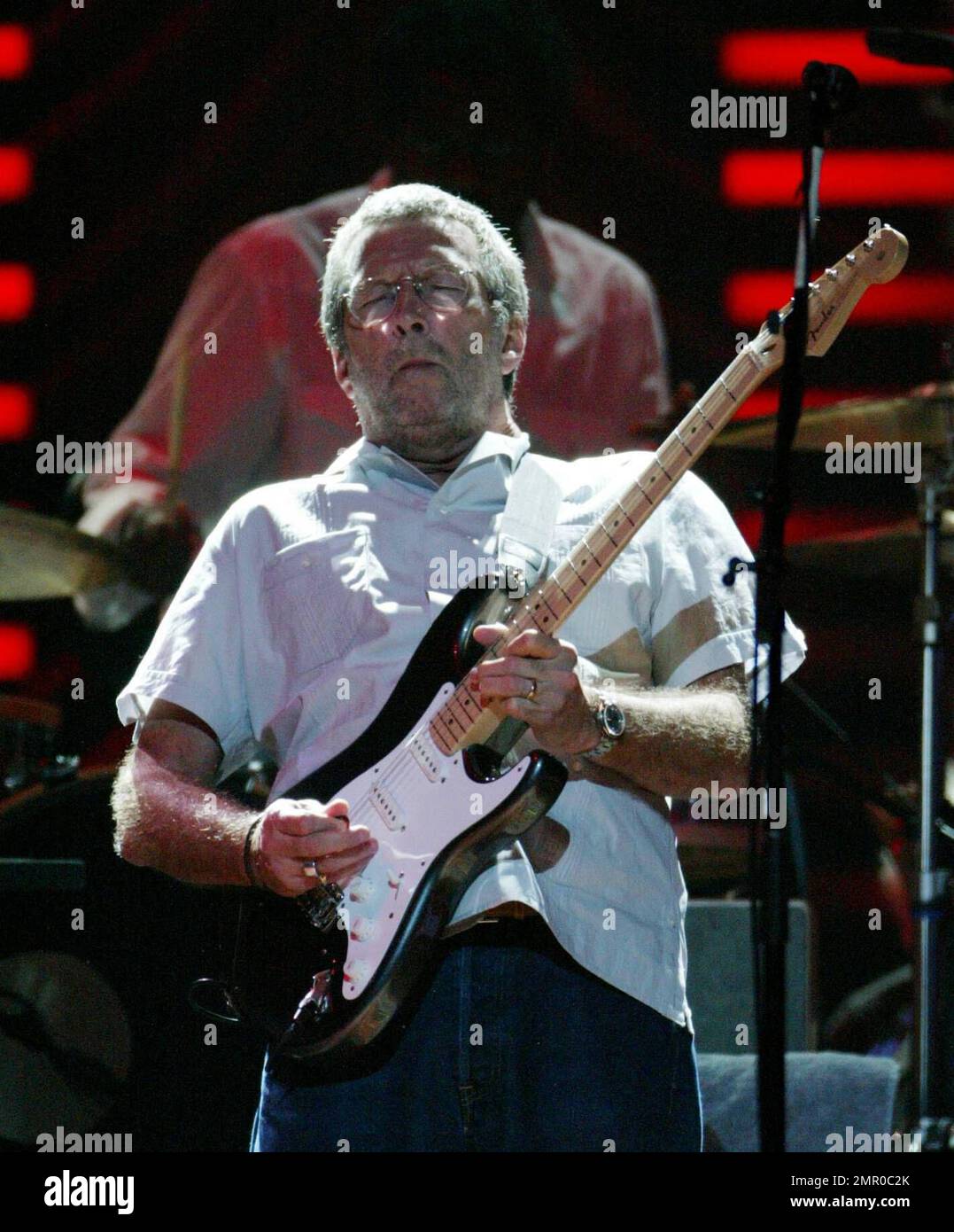 Eric Clapton rocks the crowd at the American Airlines Arena in Miami Fl ...