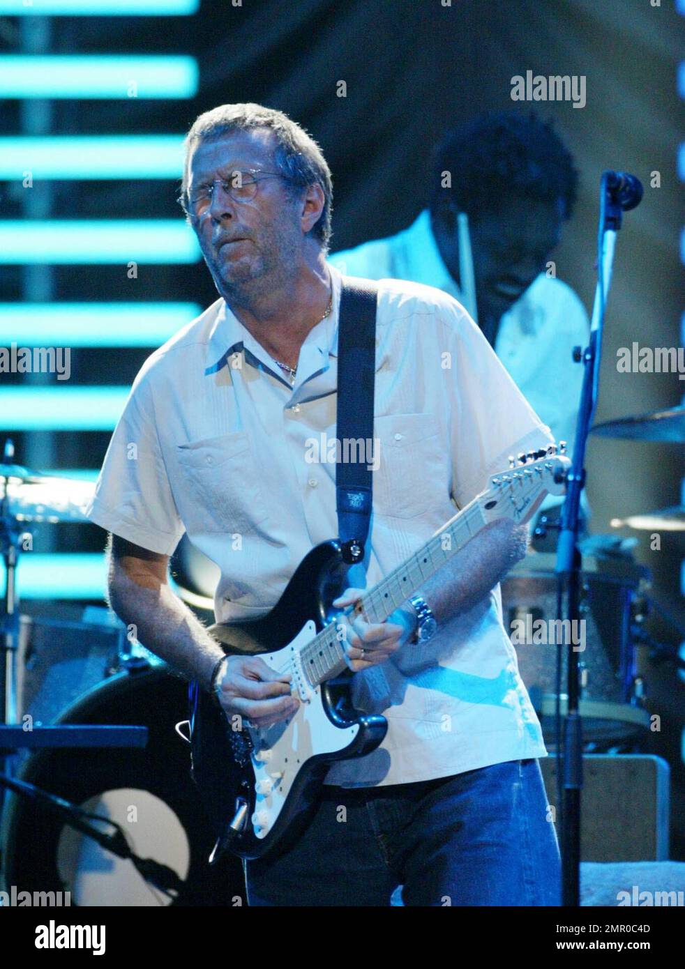 Eric Clapton rocks the crowd at the American Airlines Arena in Miami Fl ...