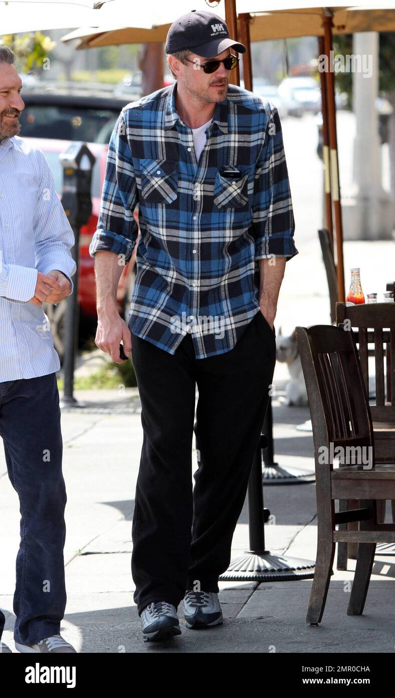 Wearing a ball cap, sunglasses and a plaid shirt, hunky "Grey's Anatomy ...
