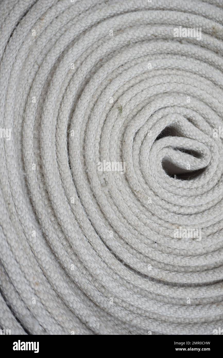 double-rolled fire brigade hose Stock Photo - Alamy