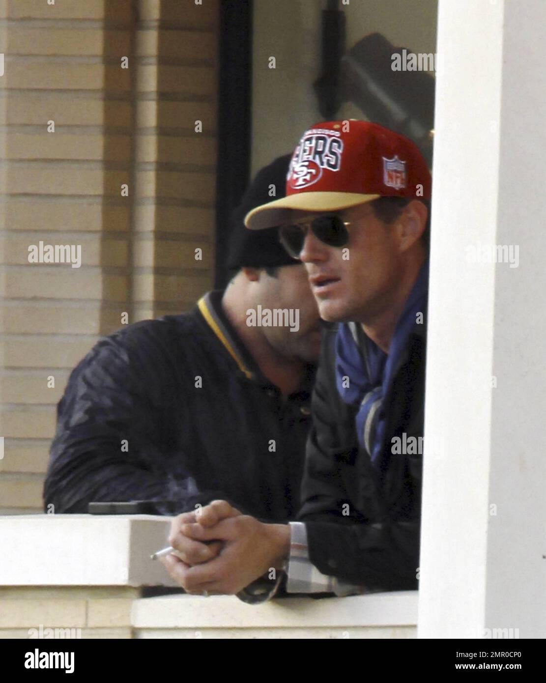 Hunky actor and "Grey's Anatomy" star Eric Dane smokes a cigarette ...