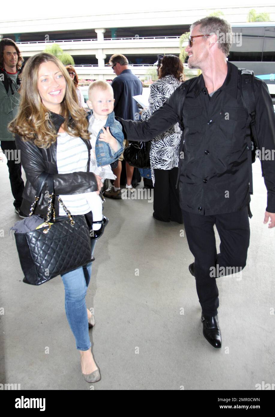 Eric Dane And Wife Rebecca Gayheart Were Seen With Their Adorable