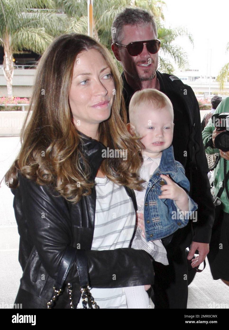 Eric Dane And Wife Rebecca Gayheart Were Seen With Their Adorable