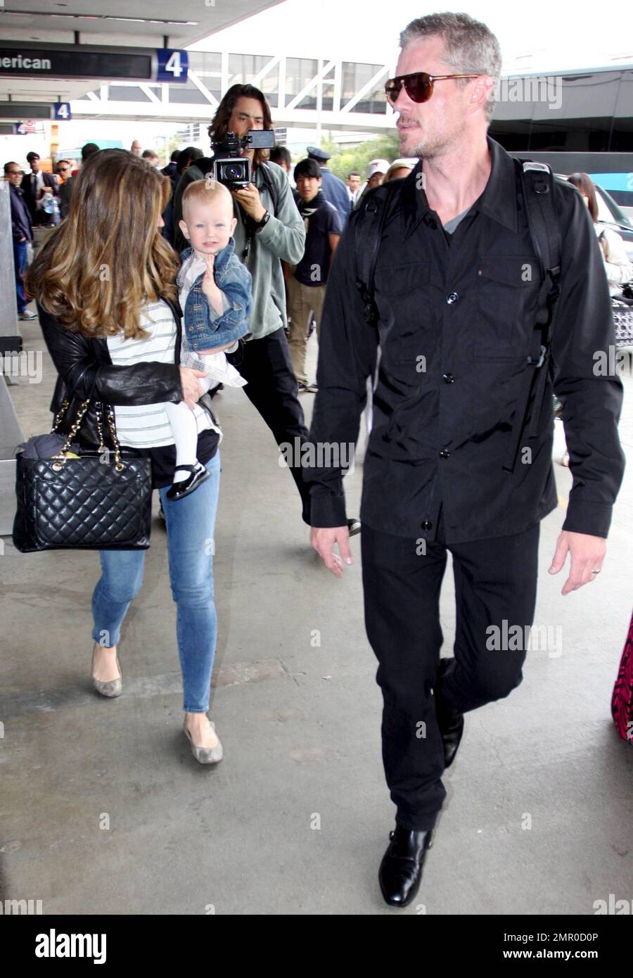 Eric Dane And Wife Rebecca Gayheart Were Seen With Their Adorable