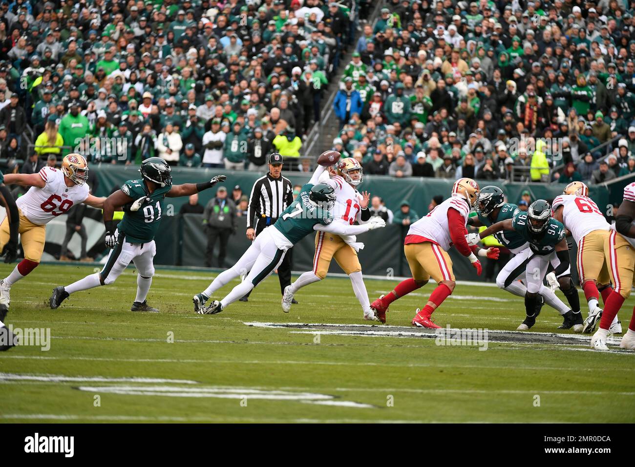 Haason reddick eagles hi-res stock photography and images - Alamy