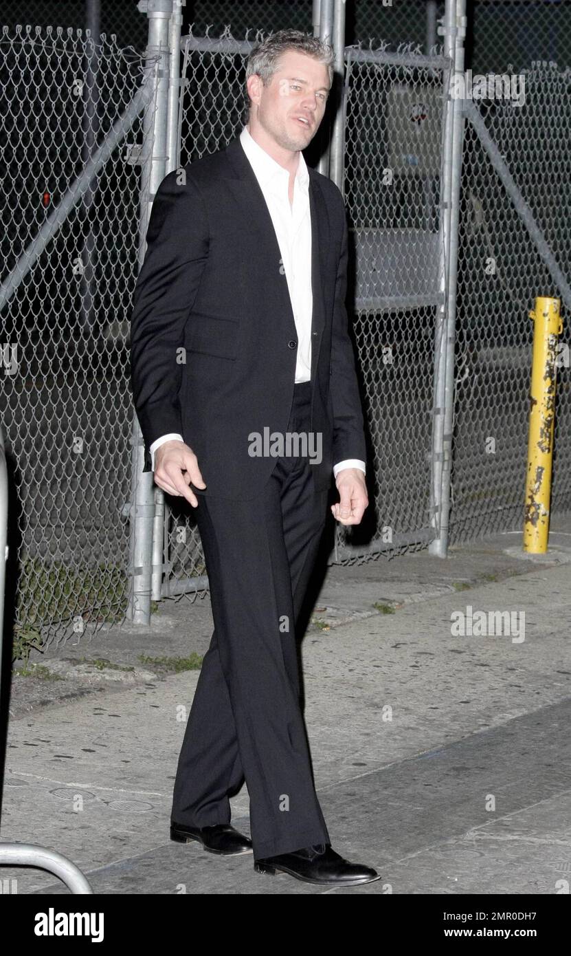 Eric Dane poses for photos and signs autographs as he leaves the ...