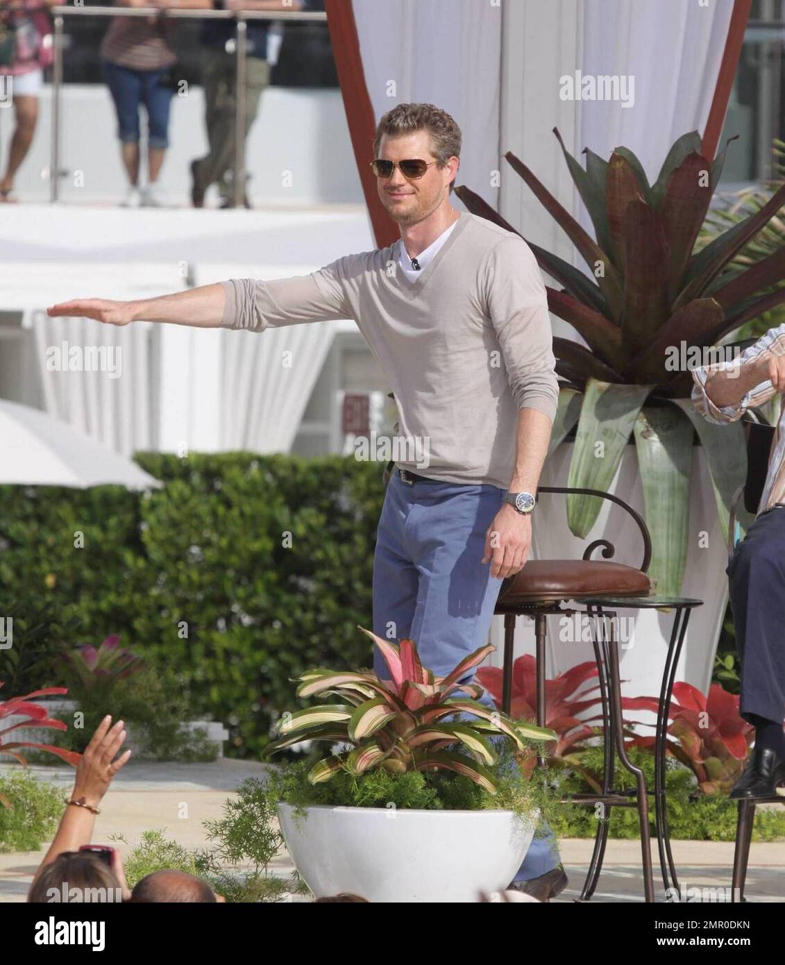 Grey's Anatomy star Eric Dane appears on Live With Regis And Kelly at ...