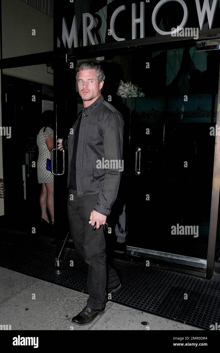 Actor Eric Dane was spotted leaving Mr. Chow's restaurant in Beverly ...