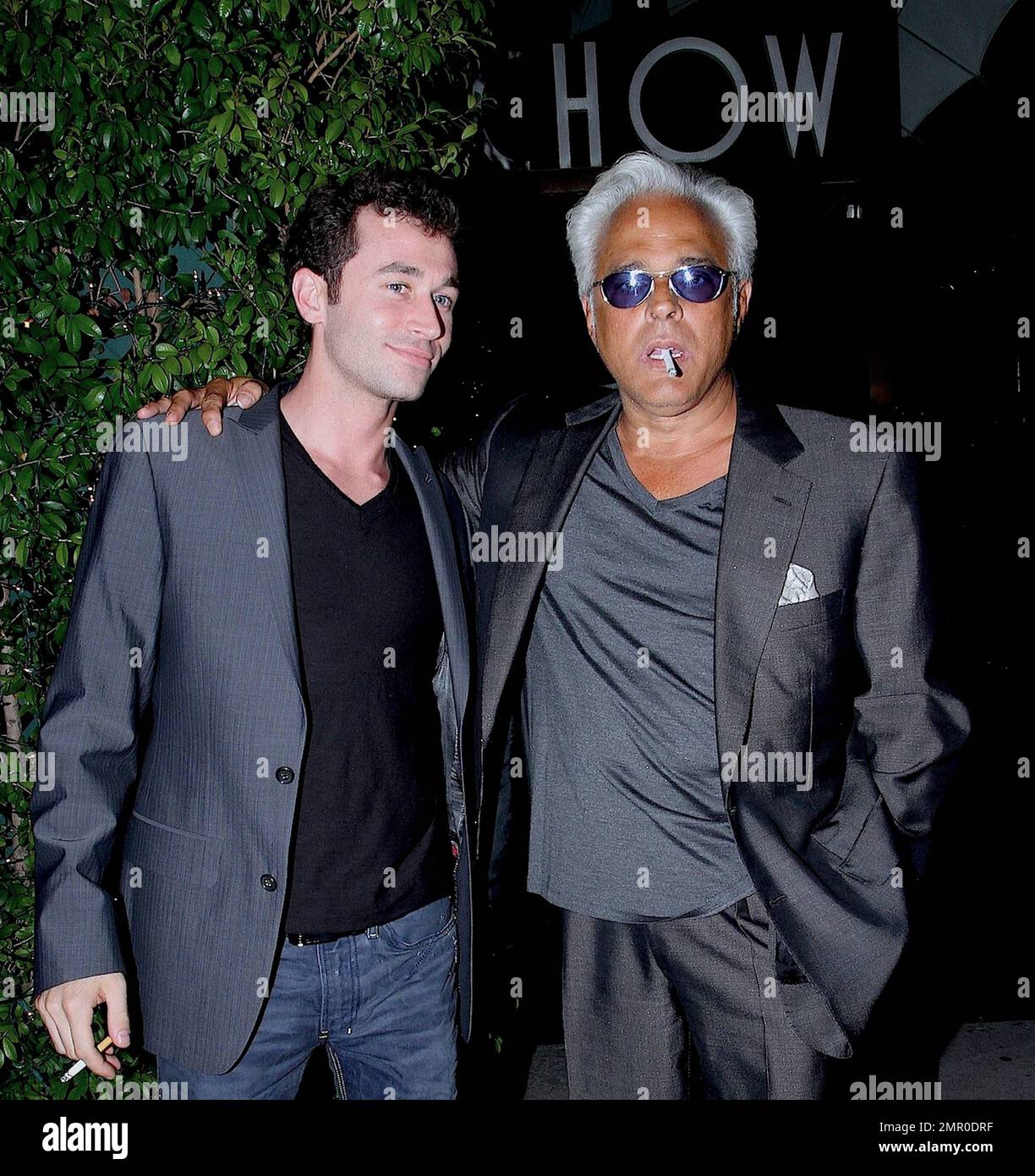 James Deen and Johnny Fratto were spotted taking a smoke break outside ...