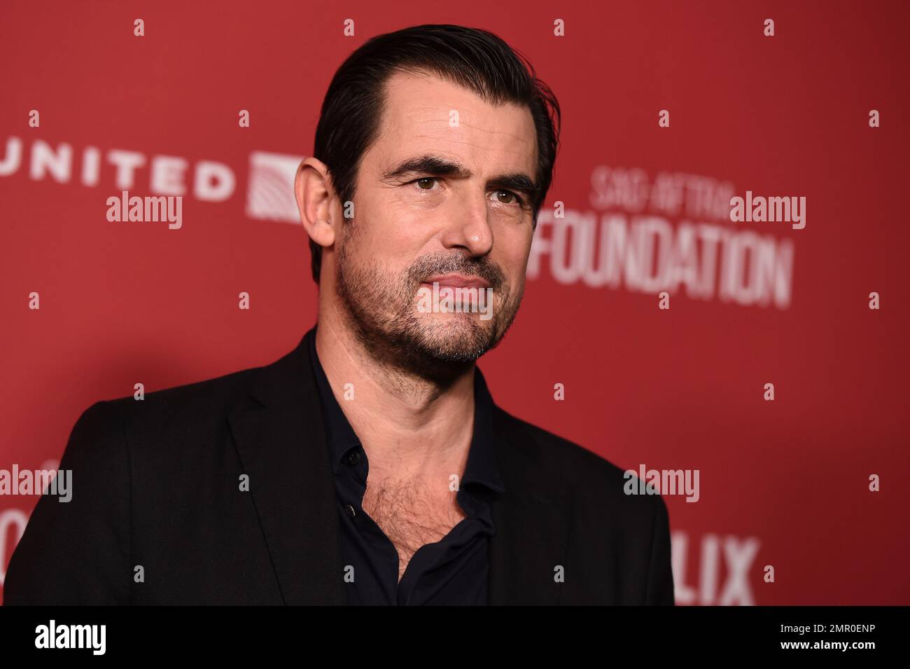 Claes Bang arrives at the 2017 Patron of the Artists Awards at the ...