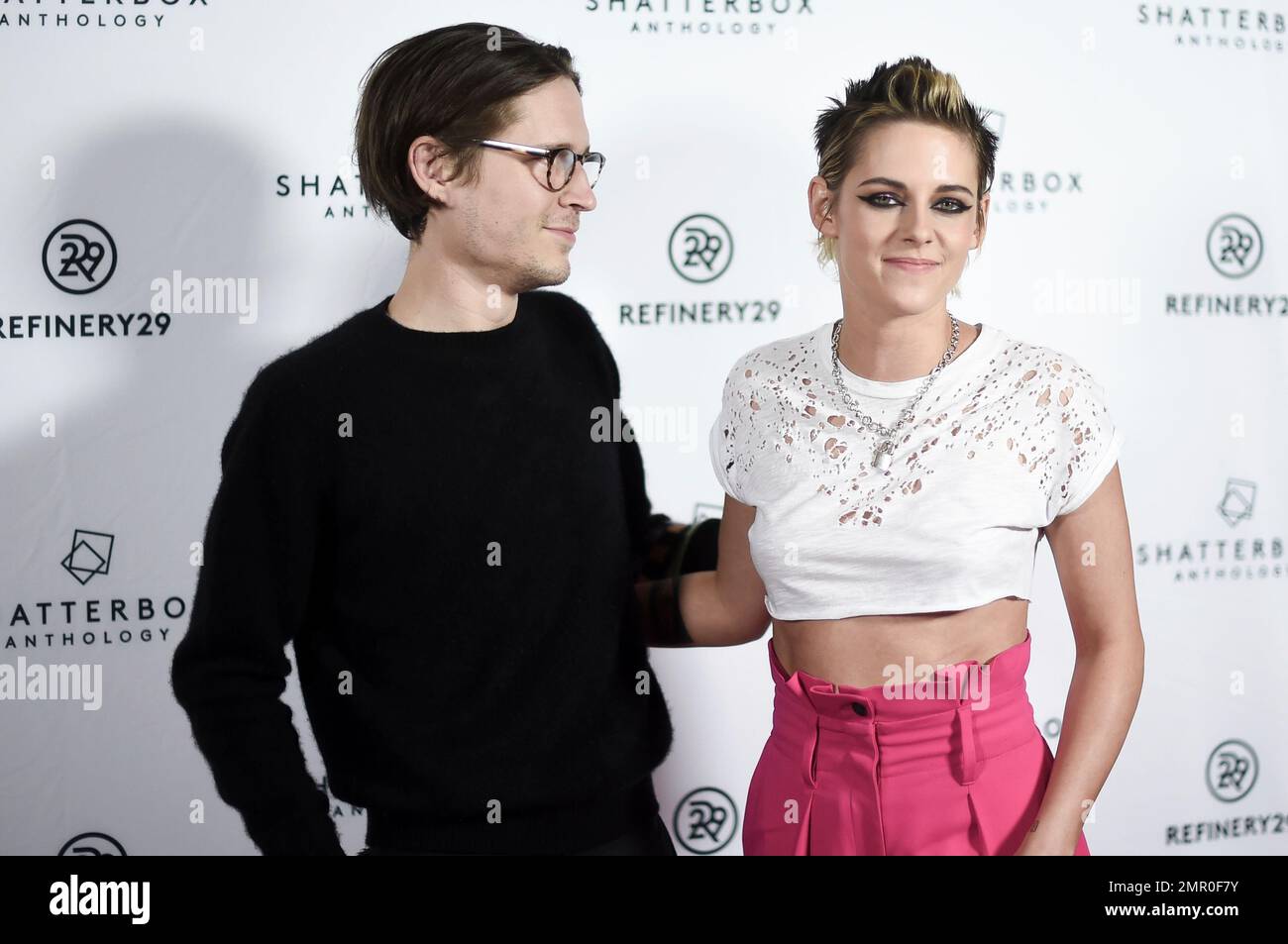 Kristen Stewart, right, and Josh Kaye attend the LA premiere of "Come ...