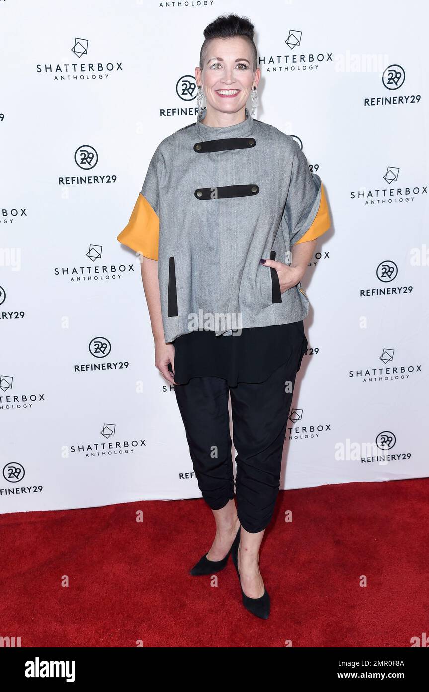 Amy Emmerich attends the LA premiere of "Come Swim" at the Landmark ...