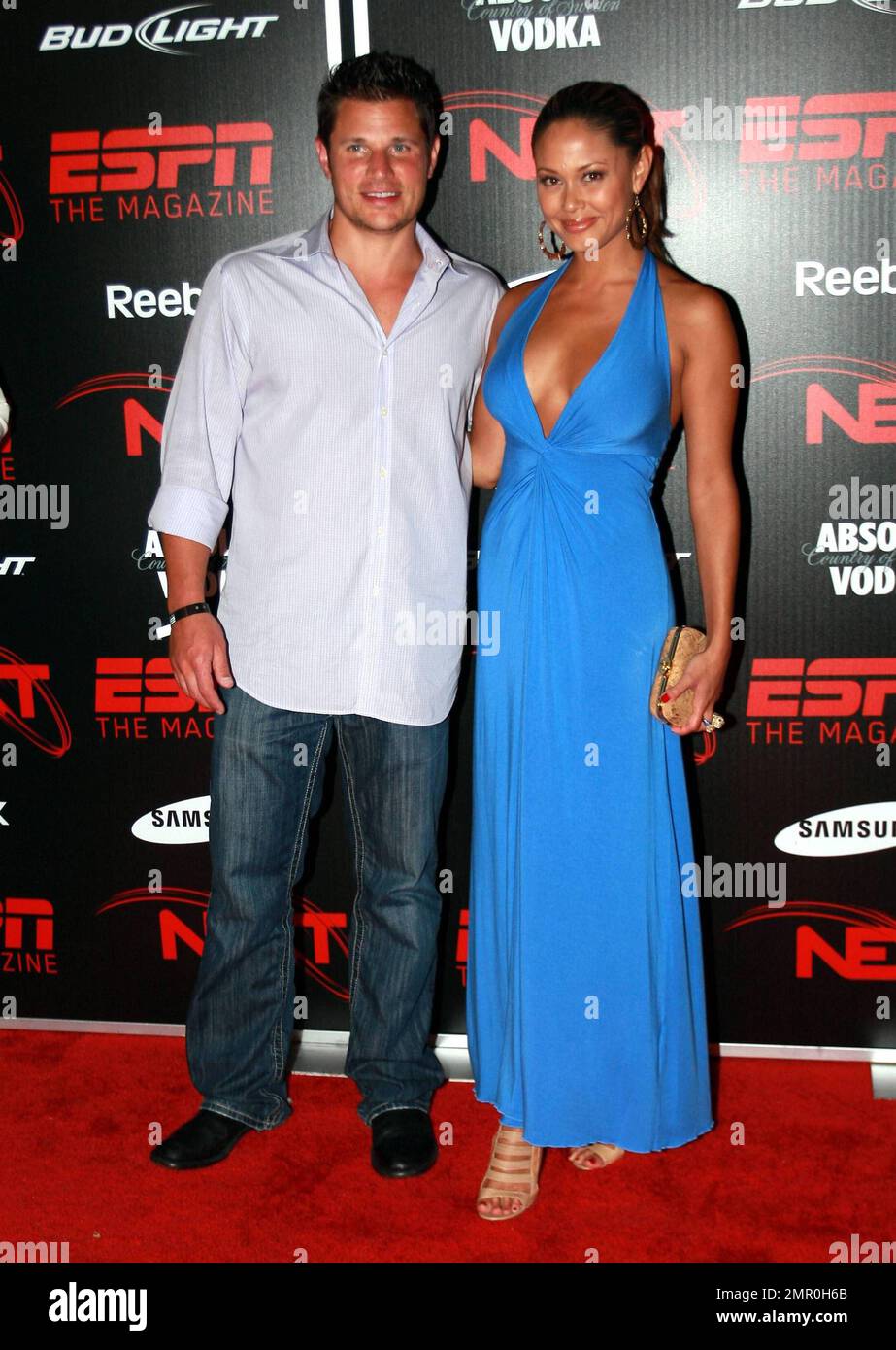 Nick Lachey and Vanessa Minillo at the ESPN Magazine's "Next" event at ...