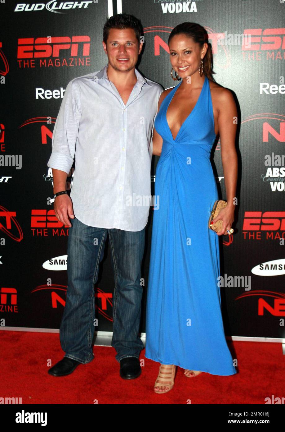Nick Lachey and Vanessa Minillo at the ESPN Magazine's "Next" event at ...