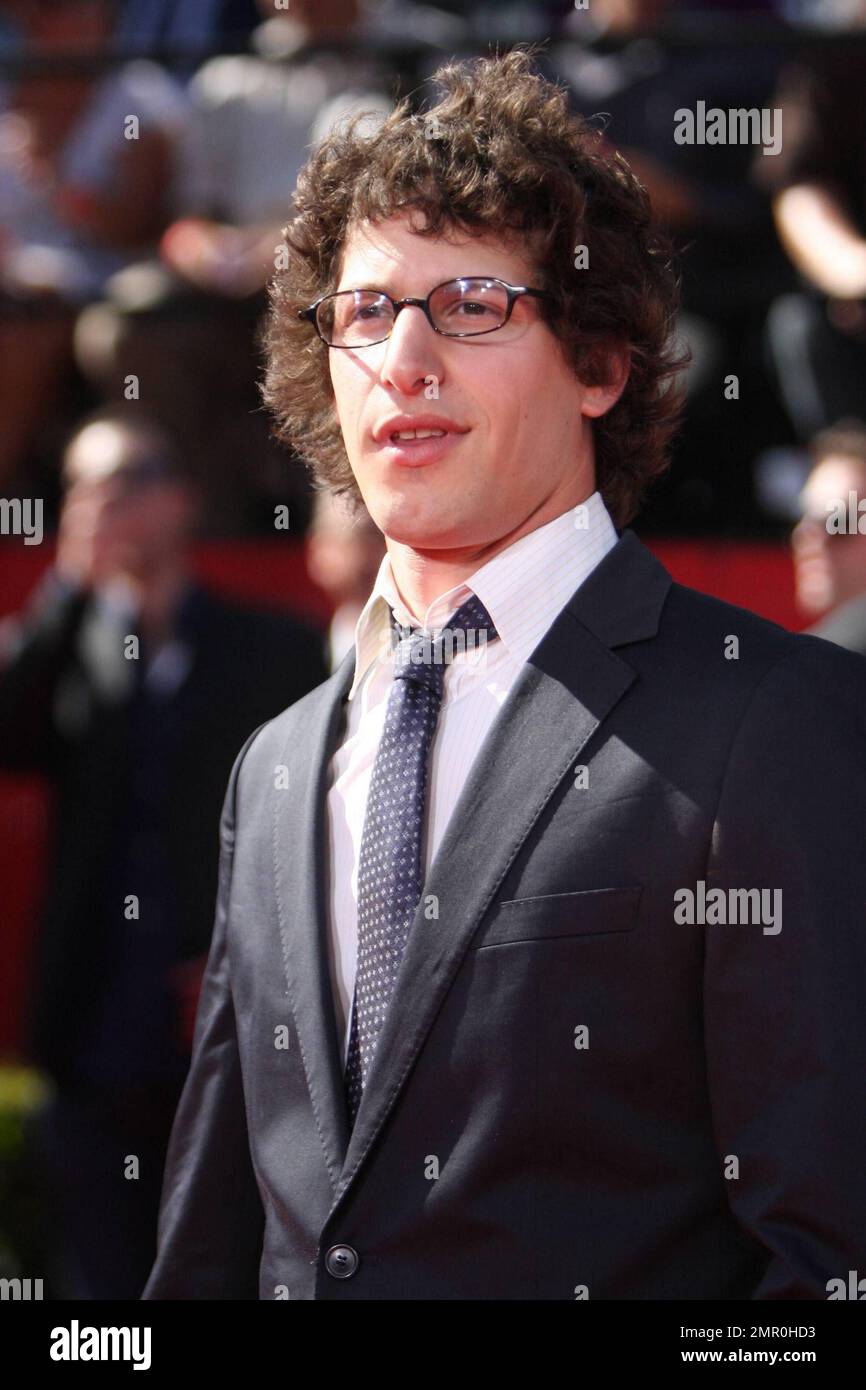 Comedian Andy Samberg walks the red carpet for the 2010 ESPY Awards ...
