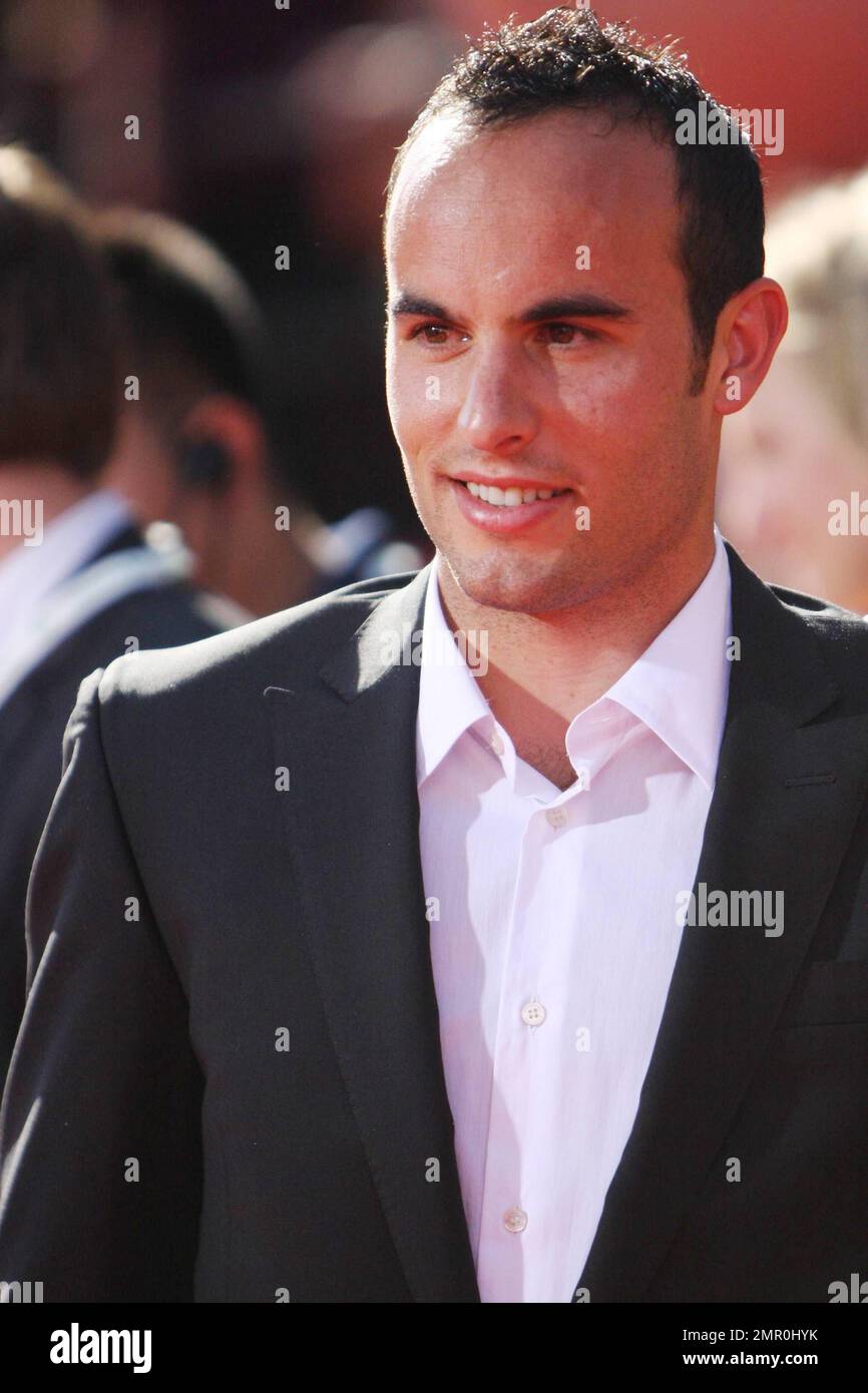 Landon Donovan walks the red carpet for the 2010 ESPY Awards held at ...