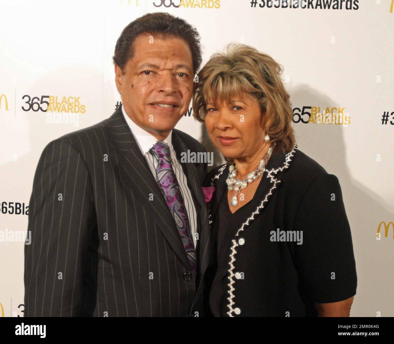 Harold and Tina Lewis at the McDonald's 365Black Awards at the Ernest N ...