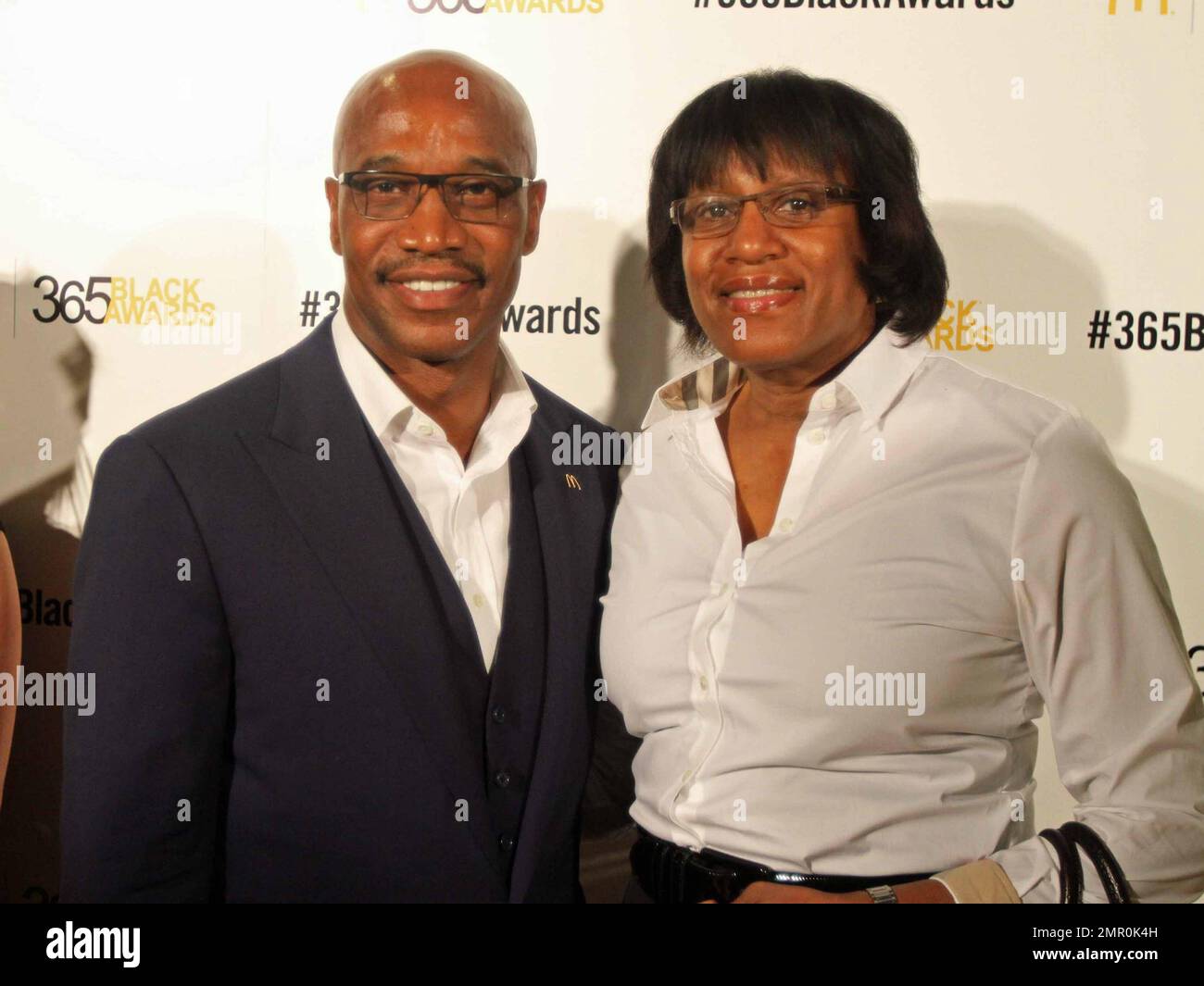 Kevin and Adrian Newell at the McDonald's 365Black Awards at the Ernest ...