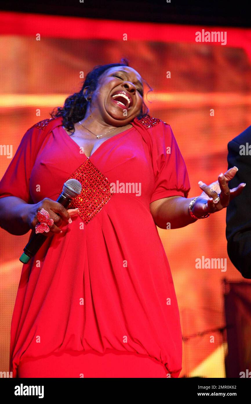 Veteran soul singer Gladys Knight performs live on stage during the ...