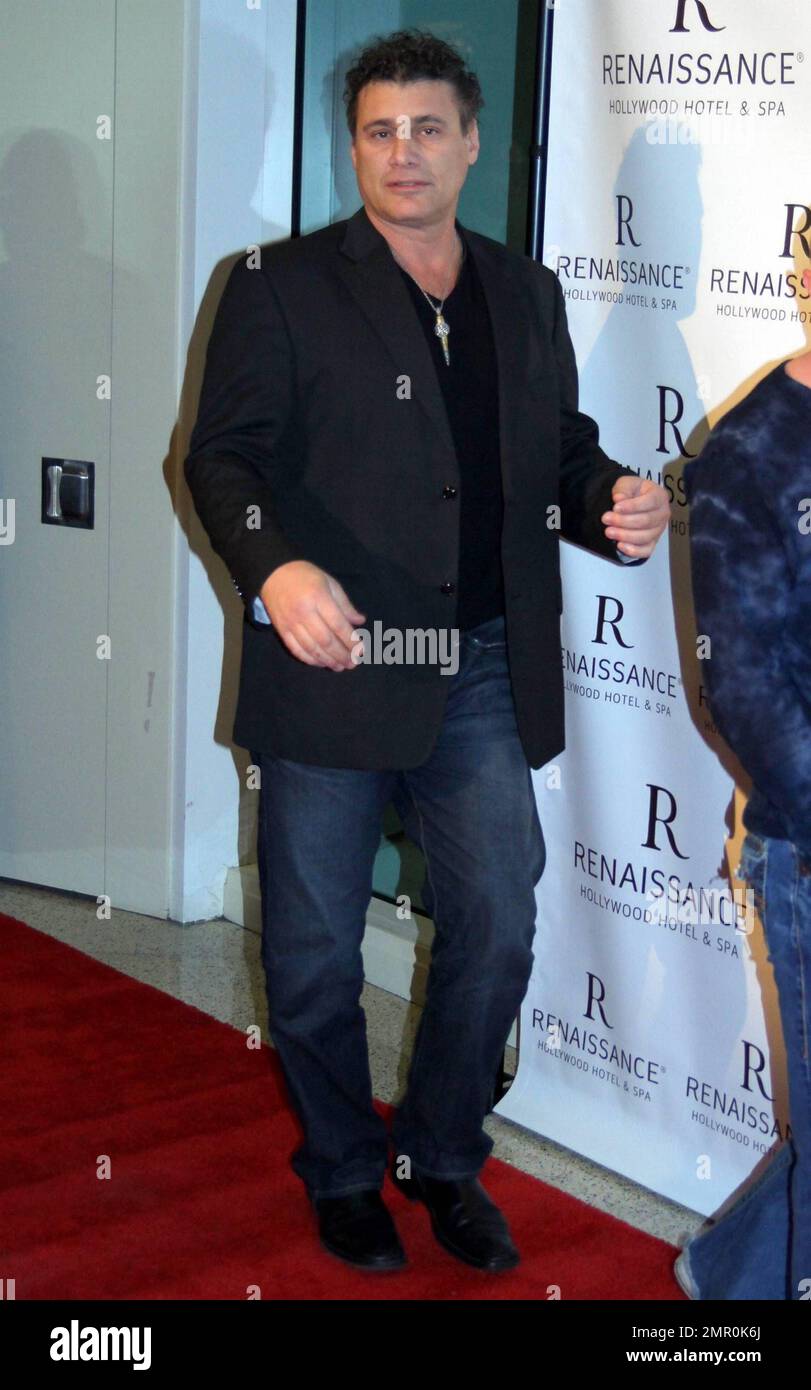 Steven Bauer arrives on the red carpet at Emilio Estefan's Book Release ...