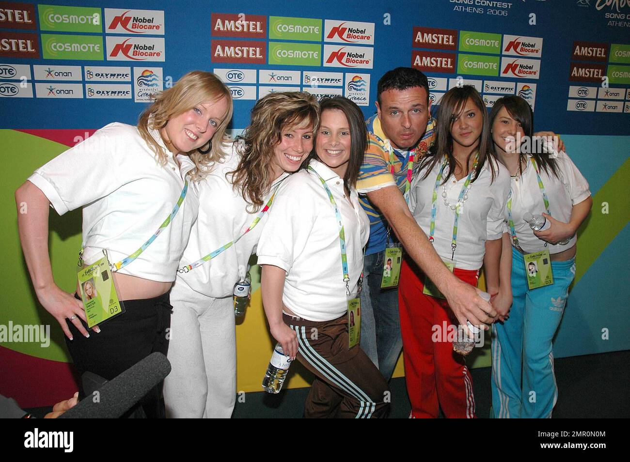 UK entry Daz Sampson at the 2006 Eurovision Song Contest in Athens ...