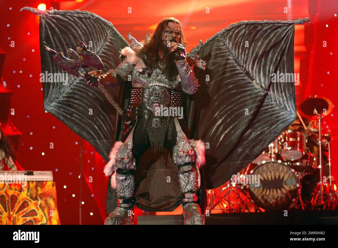 Eurovision winners Finland entry Lordi at the 2006 Eurovision Song ...
