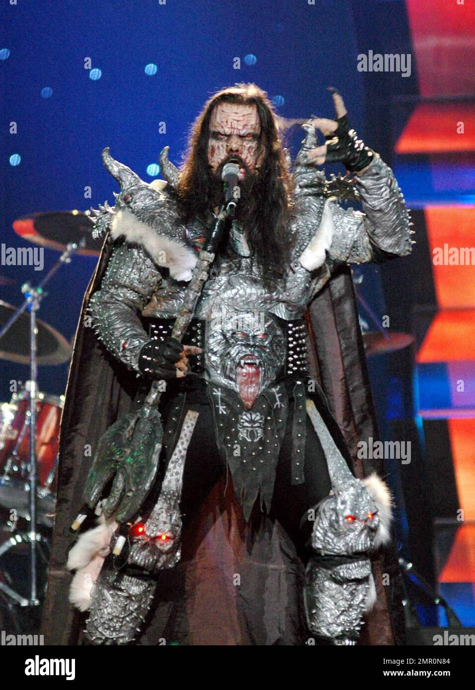 Eurovision winners Finland entry Lordi at the 2006 Eurovision Song ...