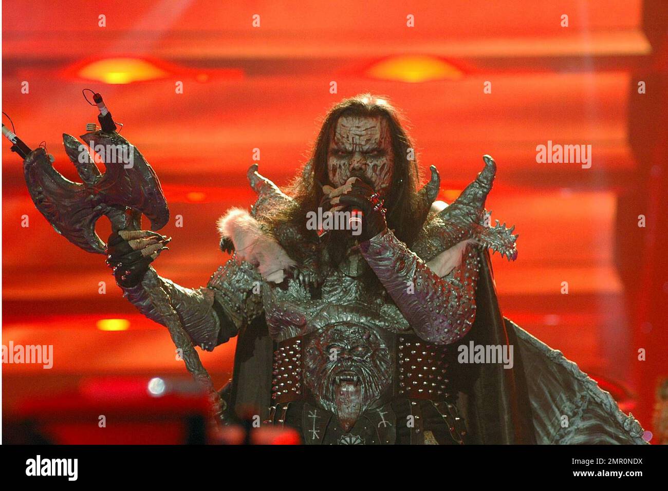 Eurovision winners Finland entry Lordi at the 2006 Eurovision Song ...