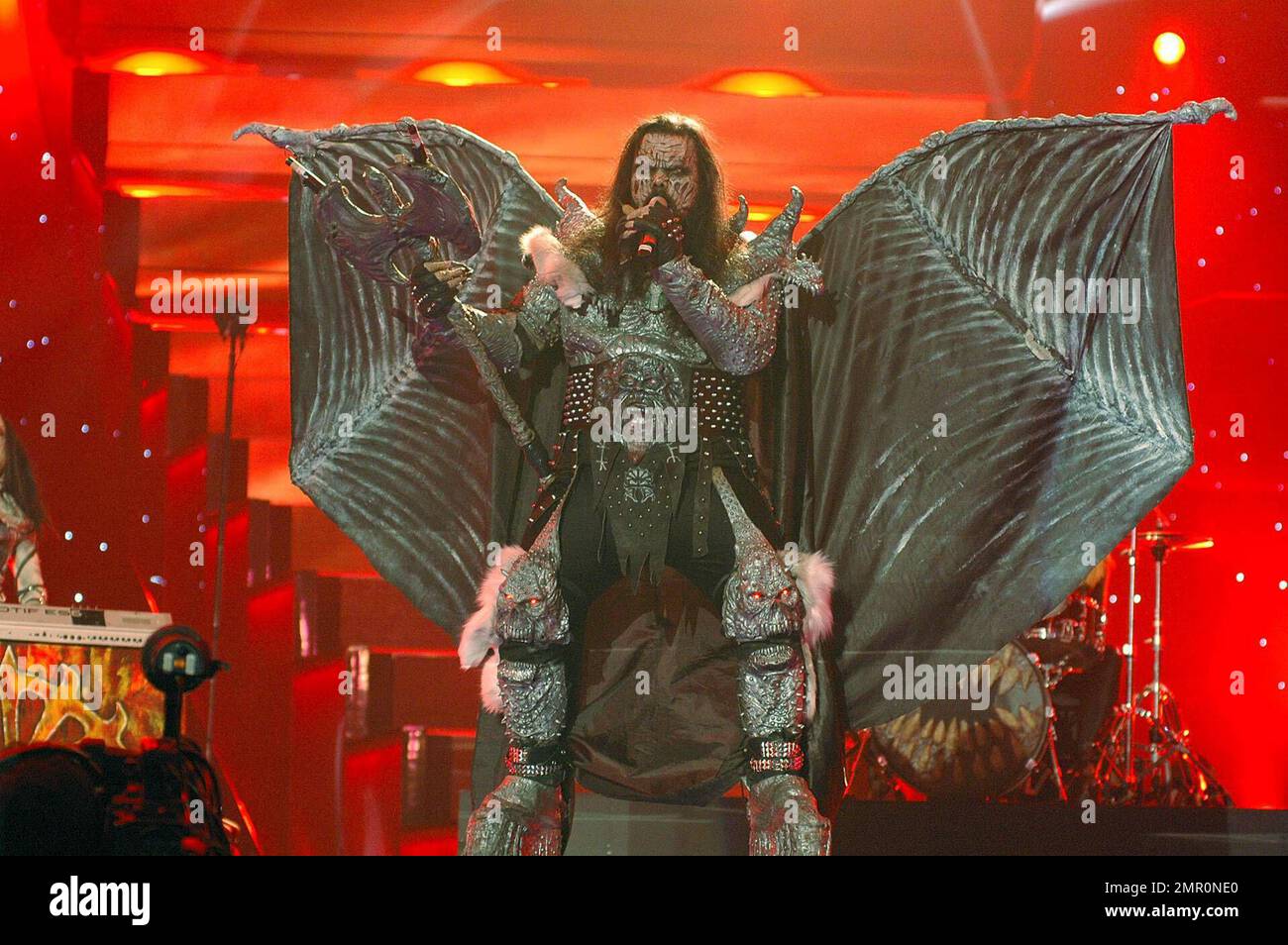 Eurovision winners Finland entry Lordi at the 2006 Eurovision Song ...