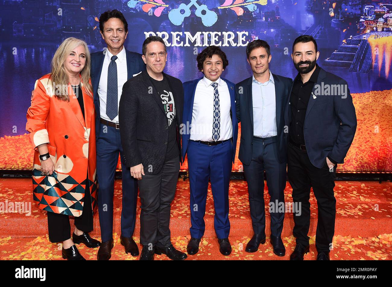 From left, Darla K. Anderson, Benjamin Bratt, Lee Unkrich, Anthony ...