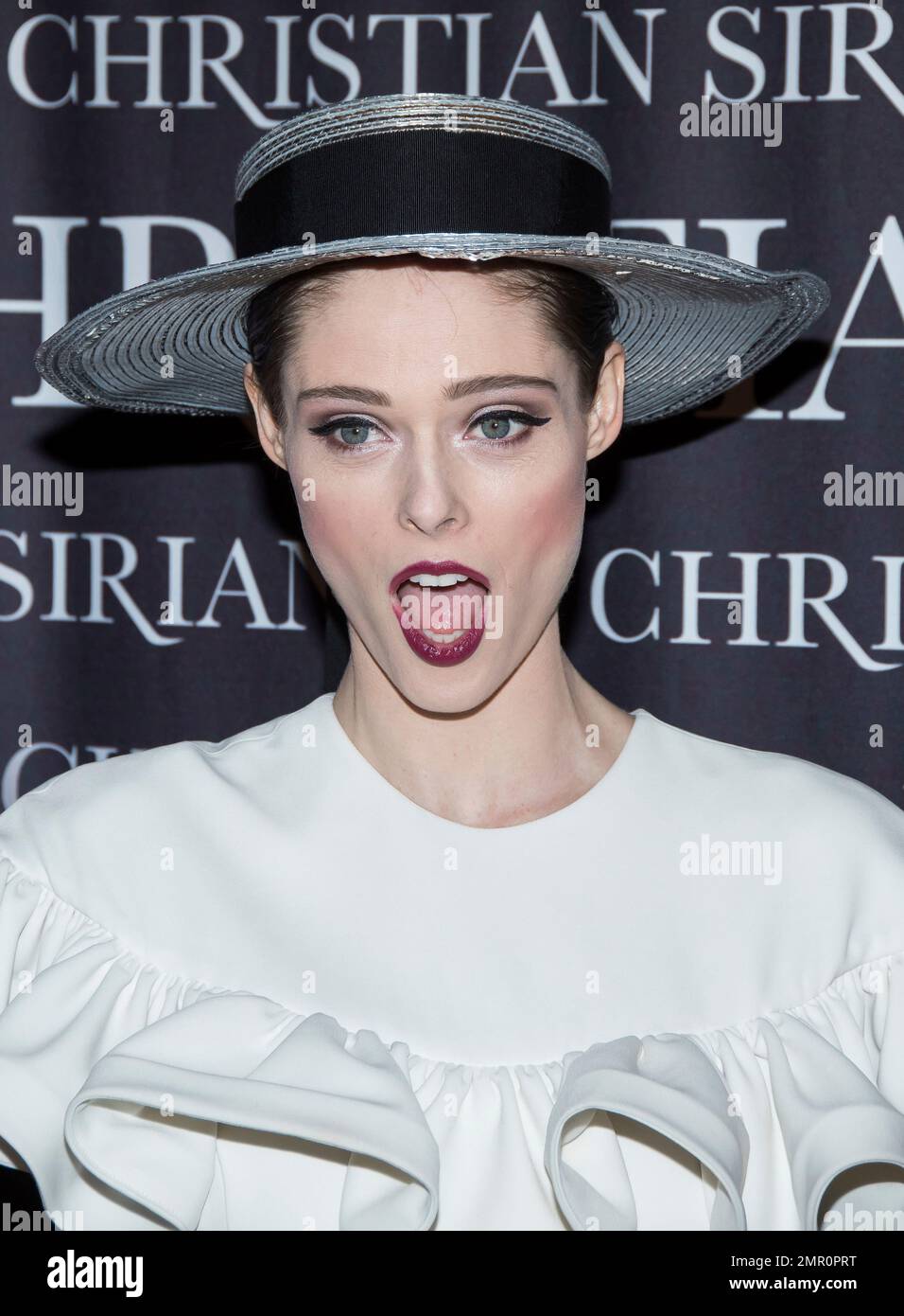 Coco Rocha attends a cocktail party for Christian Siriano's new book ...