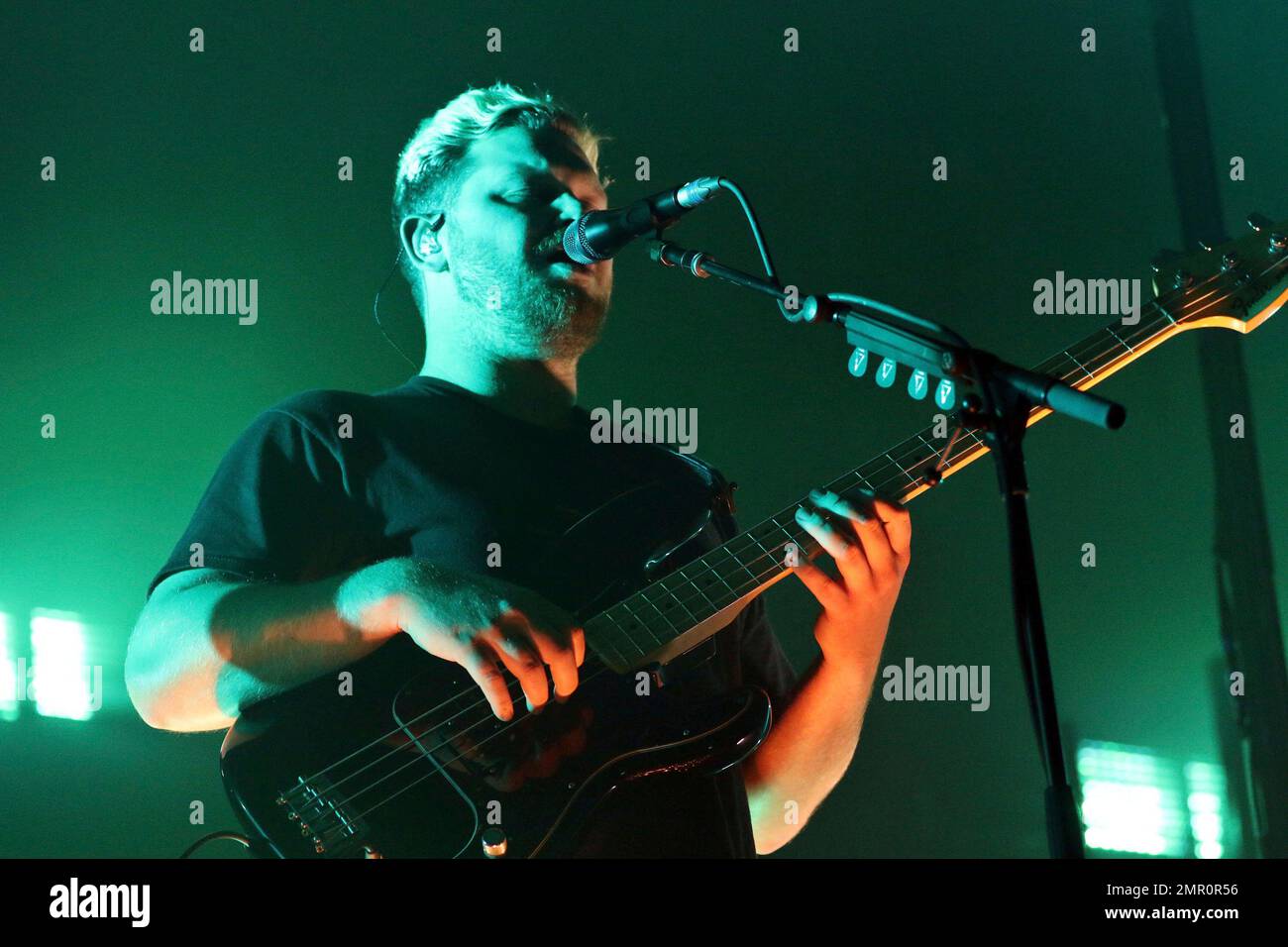 Joe Newman with alt-J performs at the Coca-Cola Roxy Theatre on ...