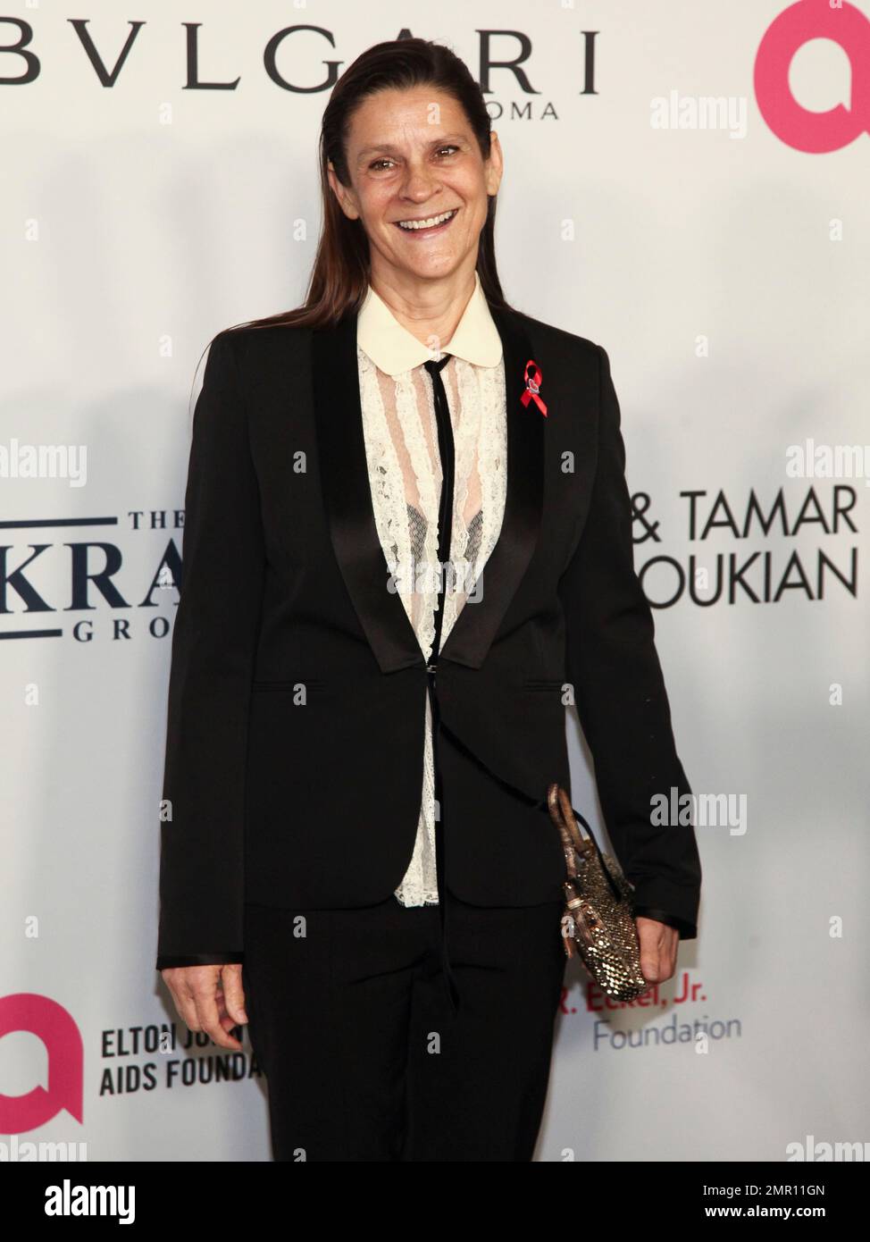 Aileen Getty attends the Elton John AIDS Foundation's 25th Anniversary ...