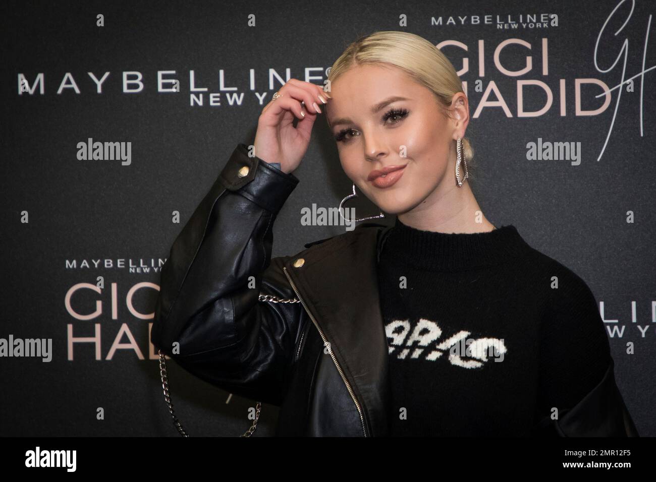 Betsy-Blue English poses for photographers upon arrival at the Gigi ...